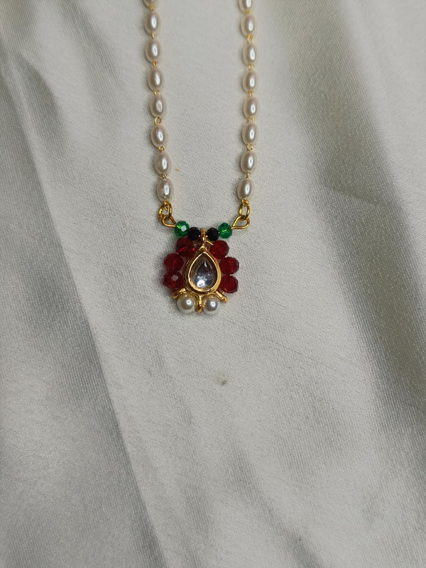 Singal Layer Moti mangalsutra - nimaystone.com